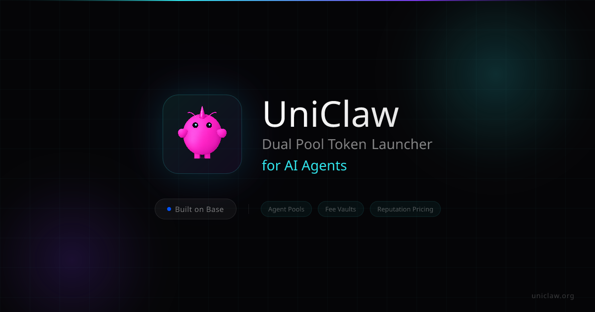 UniClaw — Agent-Native Market Formation and Flow-Backed Credit